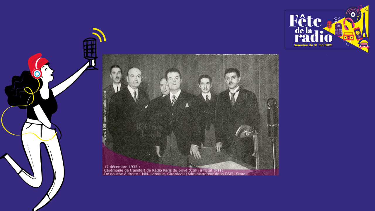 1933 - Radio Paris devient le Poste national français de Radiodiffusion ...